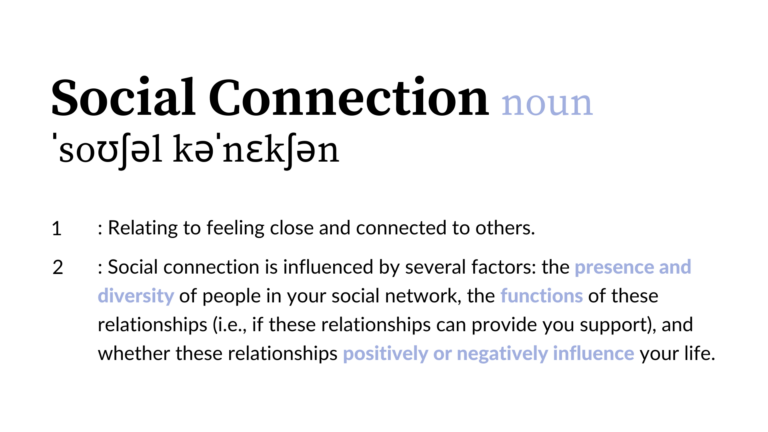 Homepage - Foundation for Social Connection